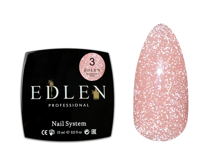 EDLEN New Formula Builder Gel Flash №3, 15 мл (ID#1988909797), цена ...