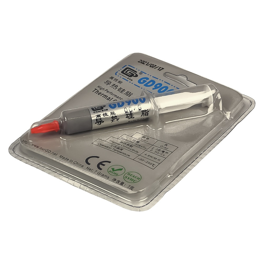 DR Термопаста GD900, 7 г, теплопровідність 4.8 W/mK, щільність 2.3 г ...