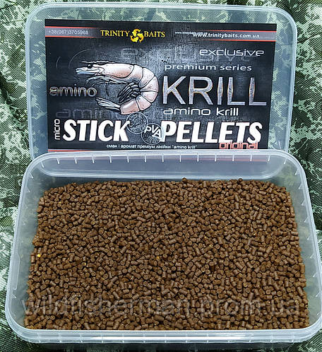 Стік-пеллетс Trinity Baits KRILL original 500 г 2 мм, цена: 158.40 ₴, купить на Prom.ua