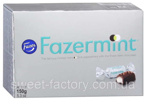 Шоколадні цукерки Fazer Fazermint 19s 150g: продаж, ціна у Чернігові ...