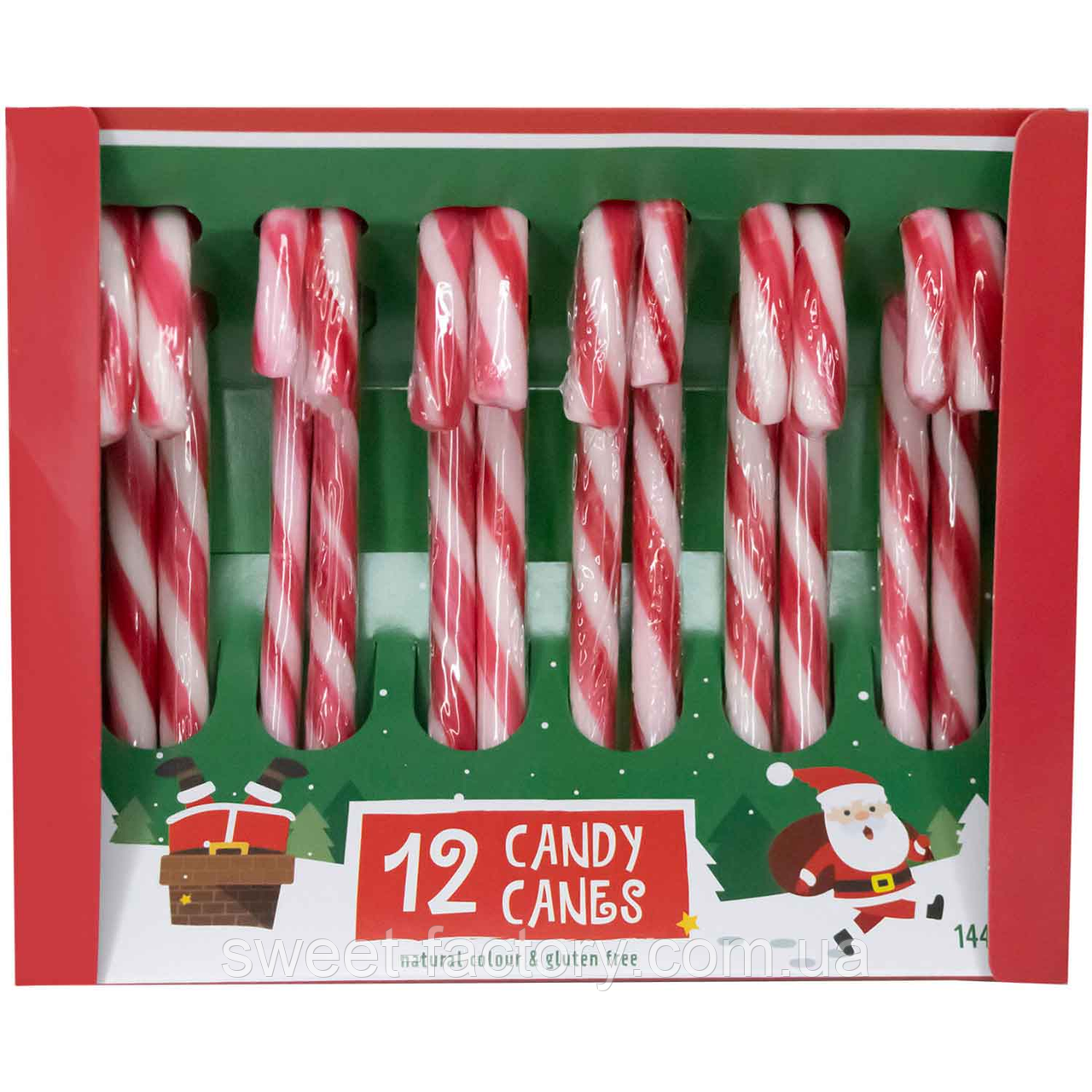 Льодяники Becky's Candy Canes 12s 144g, ціна: 299 ₴, купити на Prom.ua