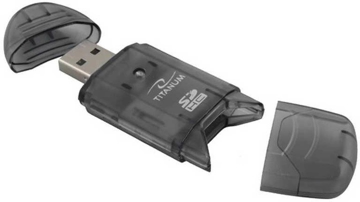 Картридер USB 2.0 SD, MMC, RC-MMC Gembird FD2-SD-1 компактный черный ...