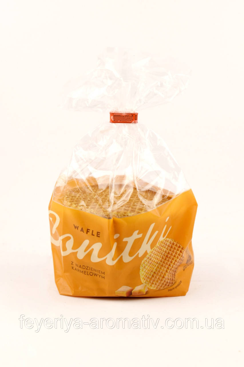 Вафлі с карамеллю Bonitki 400 г Польща: продаж, ціна у Луцьку. Вафлі та ...