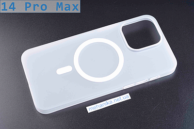 Чехол Spase TPU Aneu с Magsafe iPhone 14 Pro Max Black - Light Blue ...