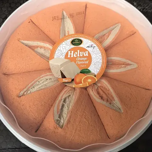 Халва кунжутная со вкусом апелсина, 3 кг (ID#1199219217), цена: 790 ...