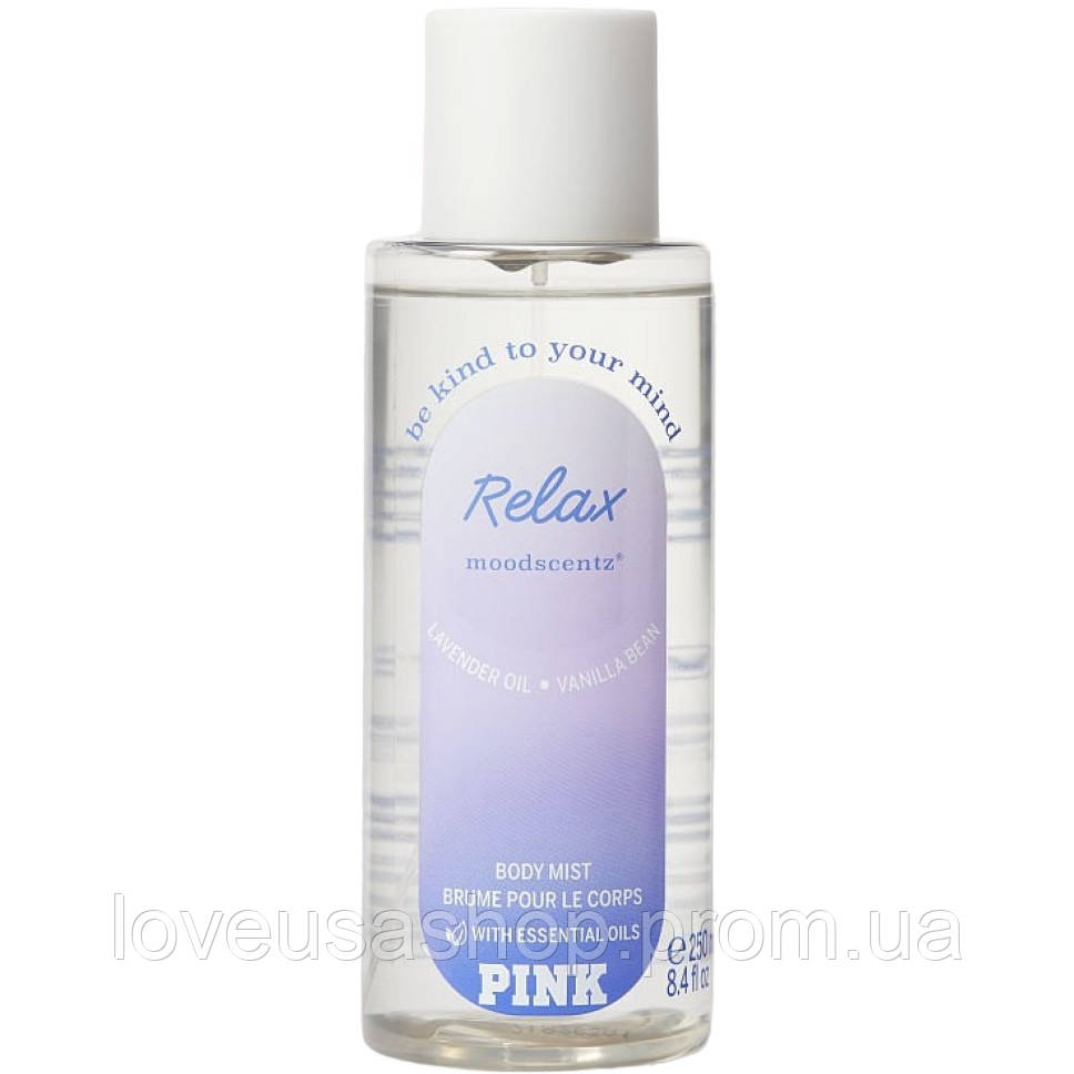 Парфумований спрей PINK Victoria's Secret Relax Moodscentz Body Mist ...