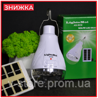 Вуличний світлодіодний аварійний ліхтар на сонячній панелі CL-028 LED-лампочка з акумуляторною ...