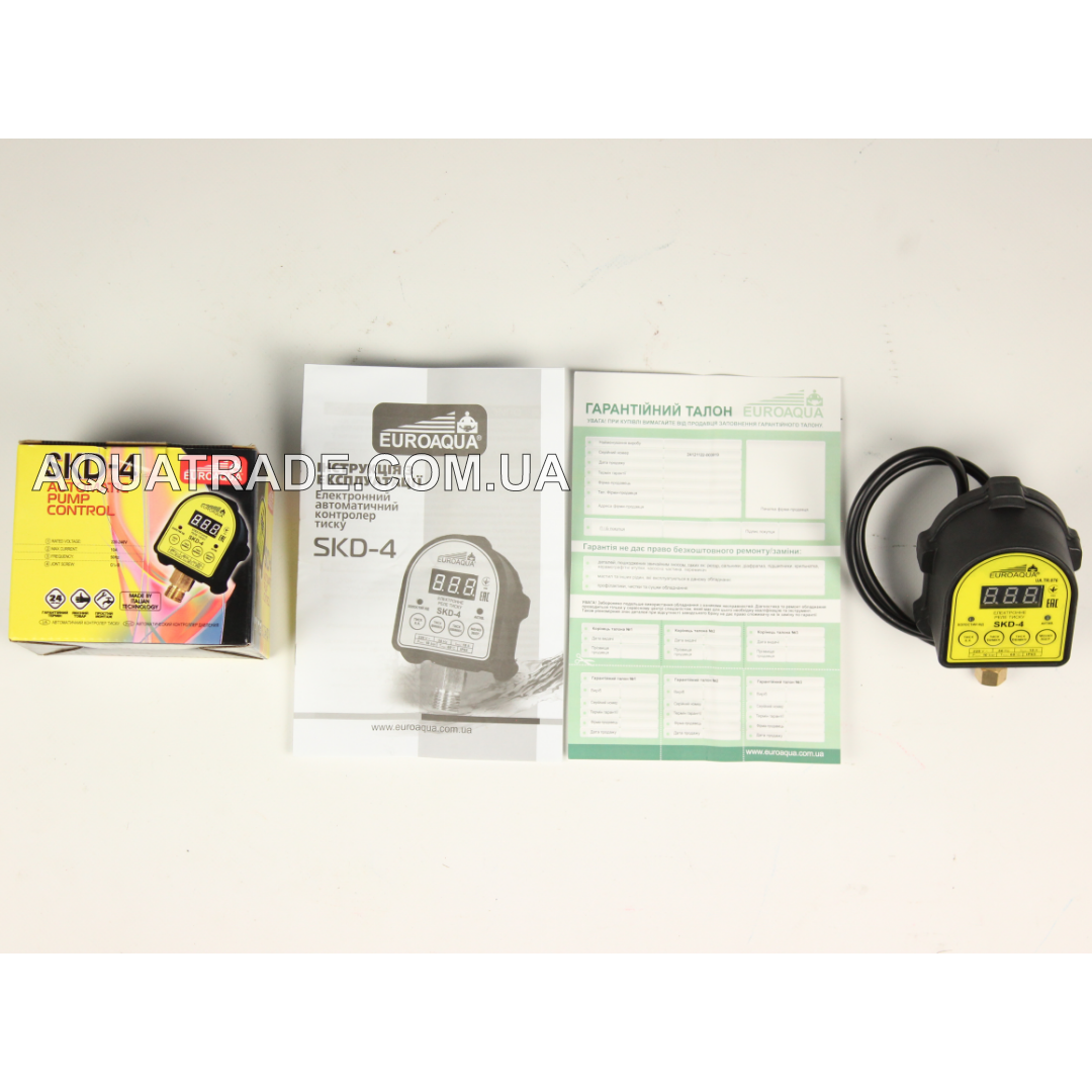 Электронное реле давления Euroaqua SKD-4 с сухим ходом (ID#2001841129), цена: 795 ₴, купить на ...