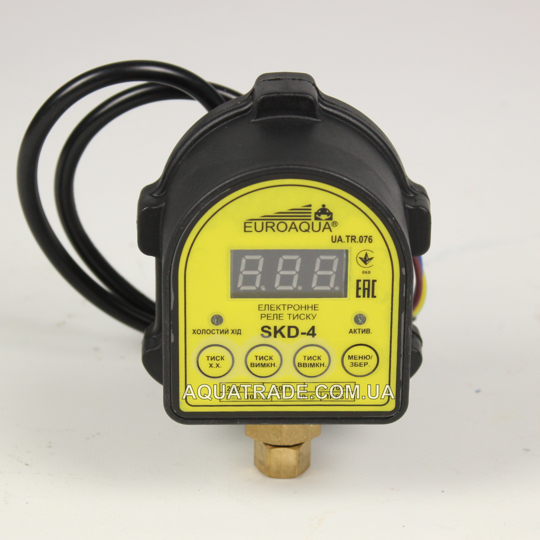 Электронное реле давления Euroaqua SKD-4 с сухим ходом (ID#2001841129), цена: 795 ₴, купить на ...