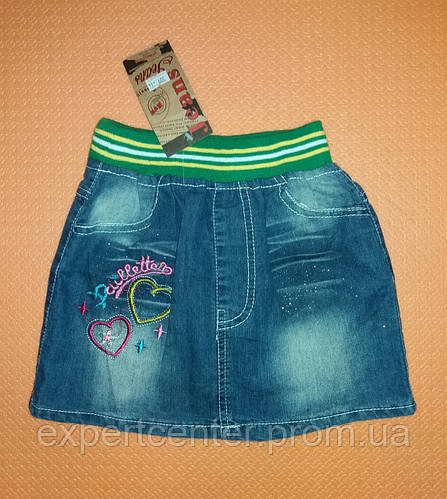 Юбка джинсовая для девочки Mine 98-104 см Синий (ю118) EC, код: 1746675 ...