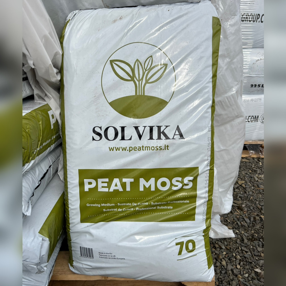 Peat Moss 0-6 - торфяной субстрат, 70 л, Solvika: продажа, цена в Закарпатской области ...