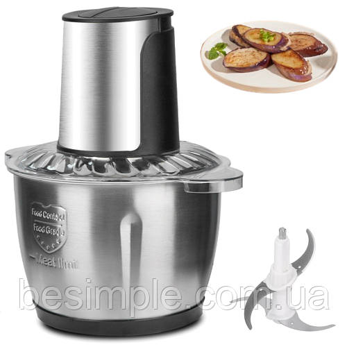 Блендер кухонный на 1000W, чаша на 2 л, Raf Food Processor R7019 / Измельчитель ...