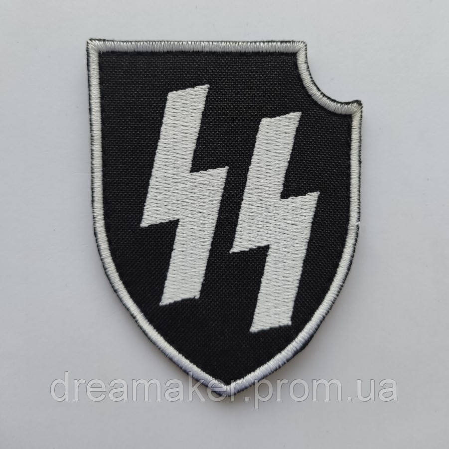 Шеврон Зиг руны Flag of the Schutzstaffel Флаг отряда охраны SS СС ...