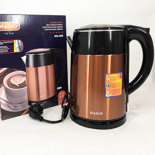 Електронний чайник MAGIO MG-490, Хороший електричний чайник, BT-352 Чайник дисковий (ID ...