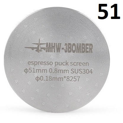 Улучшайзер для кофе 51mm. MHW-3BOMBER Espresso Puck Screen Сито для ...