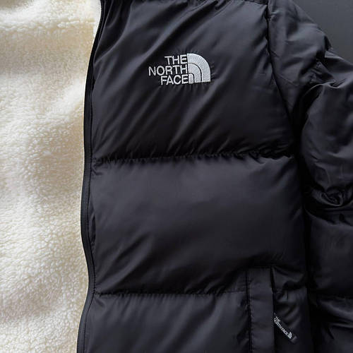 Двухсторонняя куртка The North Face tnf Зе Норд Фейс ТНФ черная белая ...