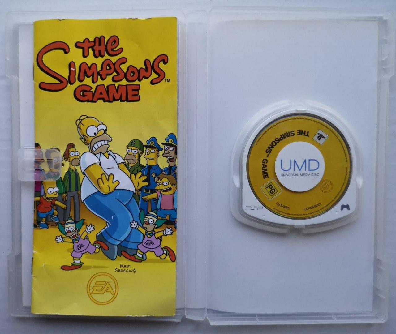The Simpsons Game, Б/У, английская версия - UMD-диск для PSP (ID ...