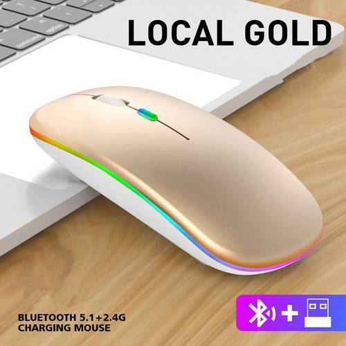 Bluetooth Беспроводная Мышь с Зарядкой, портативная мышь для компьютера ...