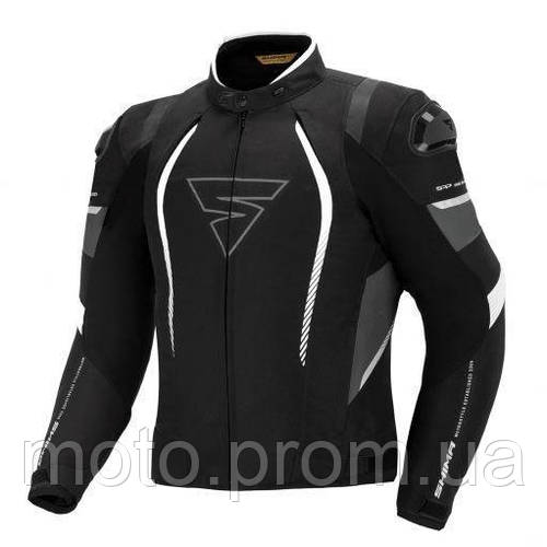 Мотокуртка Shima Solid PRO Black White XL, ціна: 8388 ₴, купити на Prom.ua