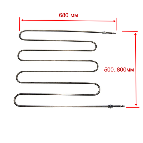 Тэн 3600Вт 230В (RICA 2178636) для пицца печи GGF E6/E66, Fimar ...