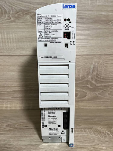 Частотний перетворювач Lenze 8200 vector 1,5 кВт 380В E82EV152_4C200 ...