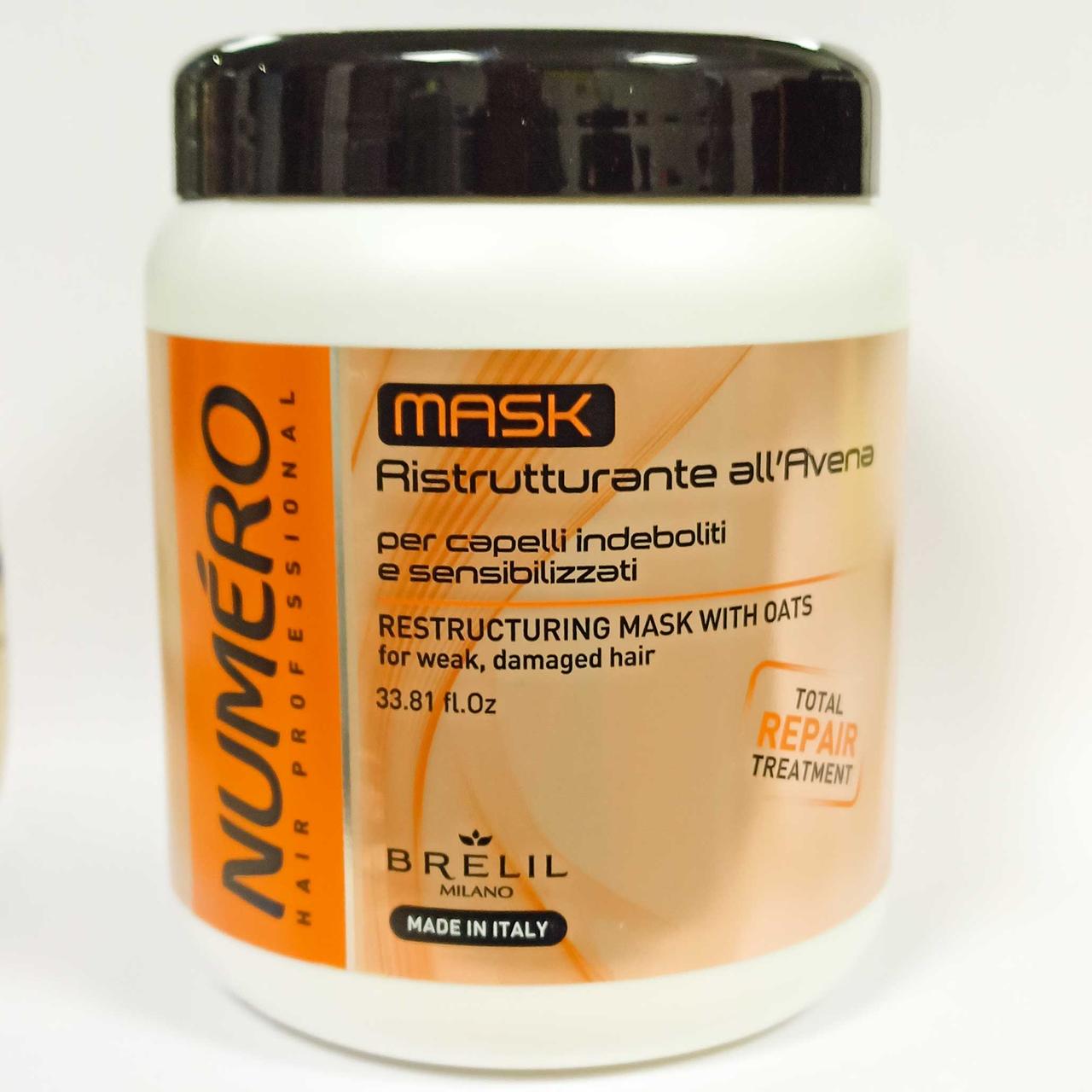 Brelil Numero Total Repair Mask маска для волосся відновлююча 1000 мл ...