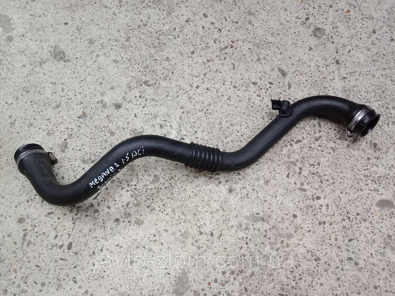 Патрубок інтеркулера Renault Logan, Duster, Sandero 1.5 DCI. 8200889766 ...