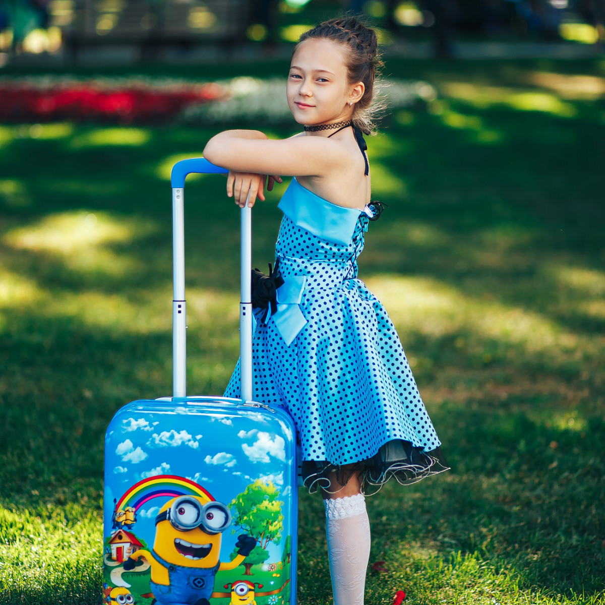 Валіза дитяча дорожня ручна поклажа з кодовим замком 52 см Міньйон 2561-65-TR (ID#2090754339 ...