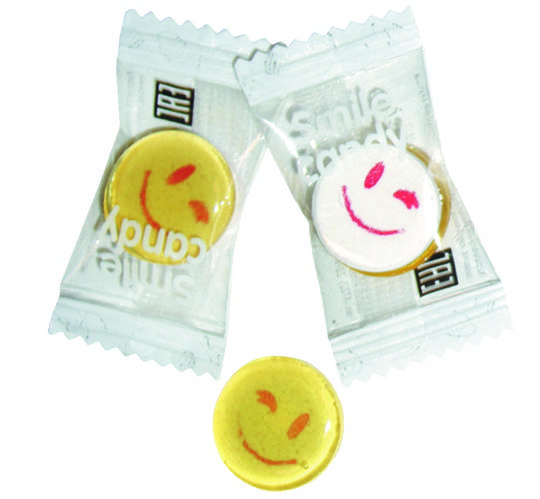 Карамель "Smile candy" мікс 1 кг (льодяники смайлик двошарові) (ID#2006166166), ціна: 365 ...