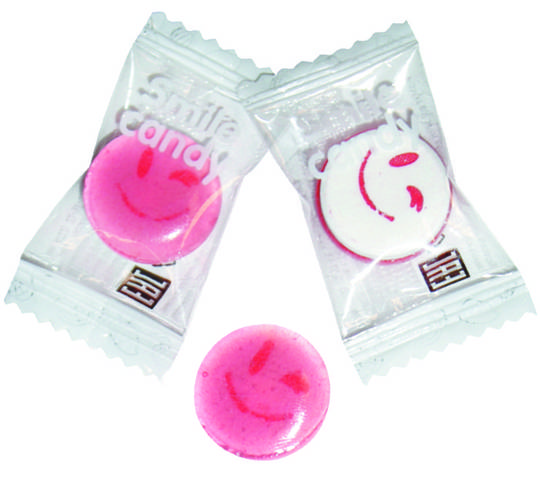 Карамель "Smile candy" мікс 1 кг (льодяники смайлик двошарові) (ID#2006166166), ціна: 365 ...