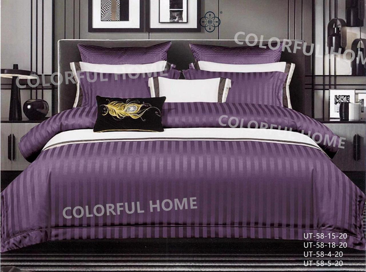 Постільна білизна New Italy Stripe Satin - бузковий - купити за ...