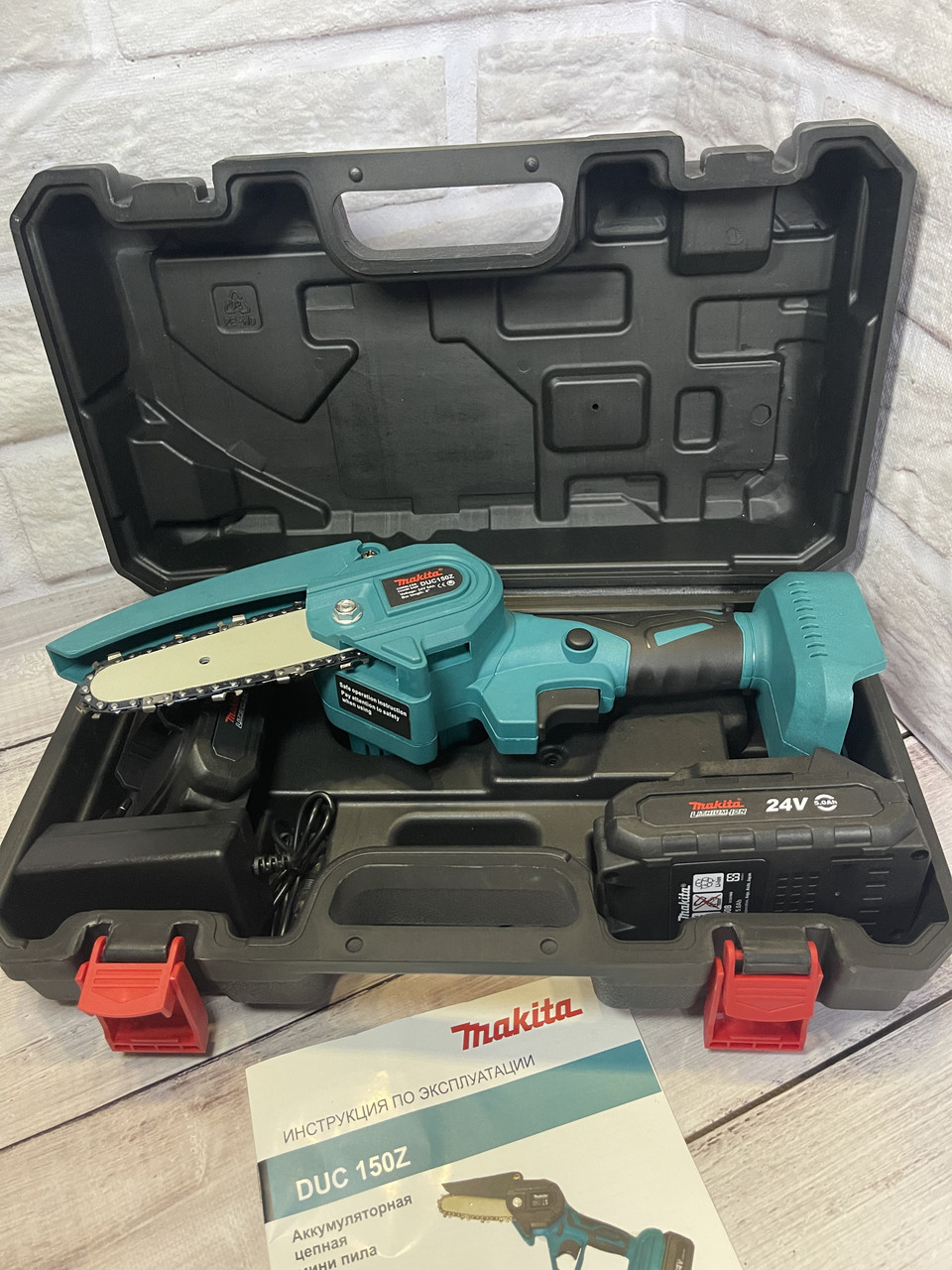 Мини пила MAKITA, Пила аккумуляторная, Цепная мощная пила. Веткорез ...