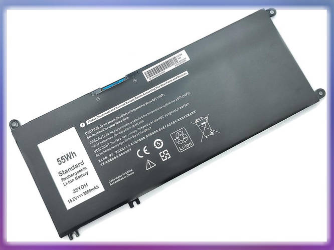 Батарея 33YDH для Dell Inspiron 15 7577, 7578, 17 7773, 7778, 7779, G3 ...