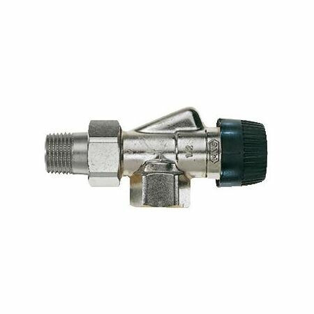 Клапан радиаторный под термоголовку (осевой) М30x1,5 Ду 15 Honeywell ...