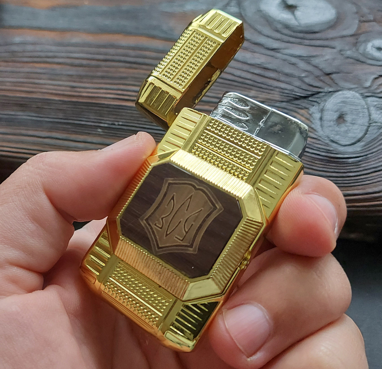 Зажигалка Deluxe Турбо в подарочной упаковке, Зажигалка с Турбо ЗСУ ...