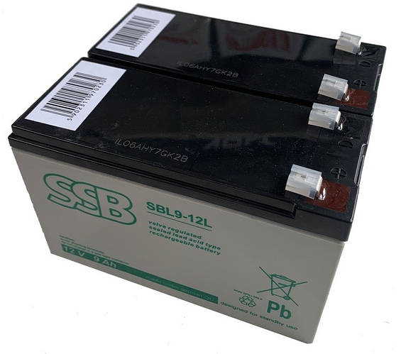 Набір батарей для ДБЖ APC RBC109 (2 x SBL 9-12L) (ID#2007538424), цена ...