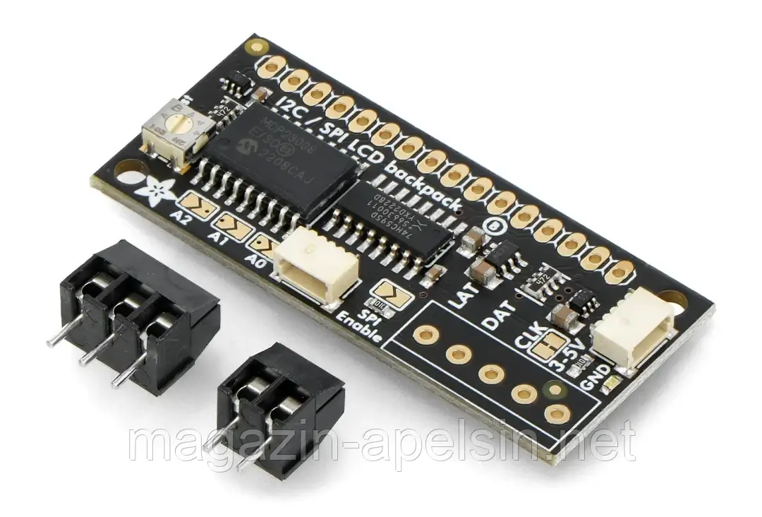 I2C/SPI Character LCD Backpack - I2C/SPI Converter for LCD Display ...