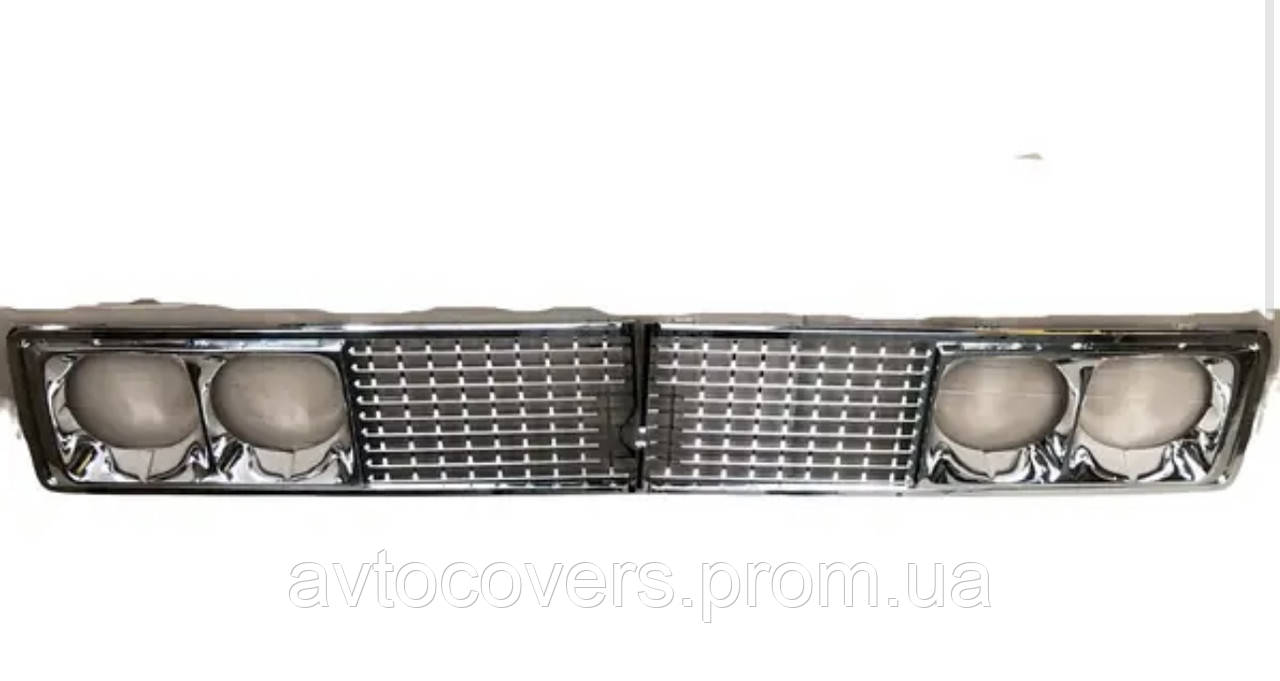 Решетка радиатора ВАЗ 2103 ВАЗ 2106 Хром в сборе с очками Пластик (ID ...