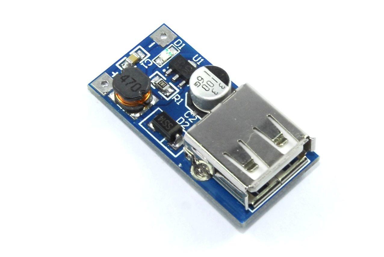 DC-DC повышающий (step-up) модуль: Uвх (0.9V ~ 5V), Uвых 5V 600MA USB ...