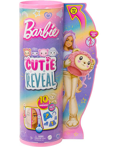 Кукла-сюрприз Barbie Cutie Reveal Львенок Меняет цвет HKR06 (ID ...