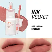 Матовий тінт для губ, Peripera, New Ink The Velveet, #27 Strawberry ...