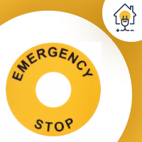 Кольцо EALP с надписью "Emergency Stop" (d=22/60мм) ETI (ID#2008939171 ...