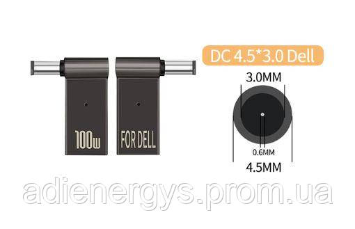 Адаптер Pd 100w Usb Type C Female To Dc Male Jack 4 5x3 0 Mm для