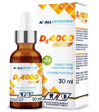 Витамин Д3 капли Allnutrition (D3 4000 IU drops) 4000 МЕ 30 мл (ID ...