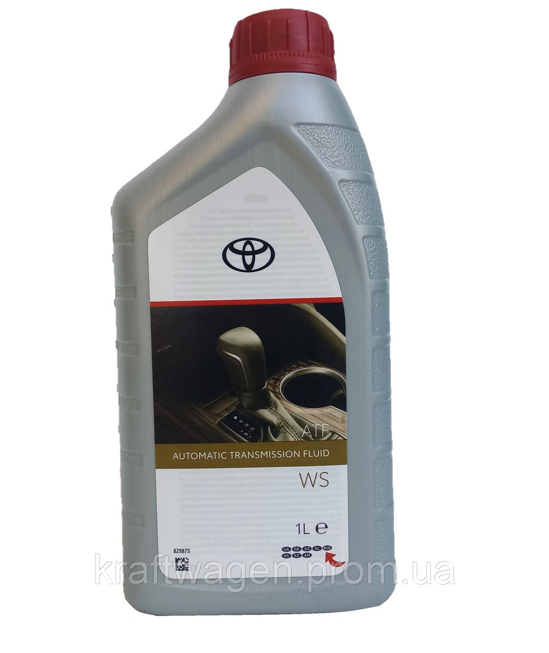 Трансмиссионное масло TOYOTA ATF WS 1л (08886-81210) (ID#1751101414 ...
