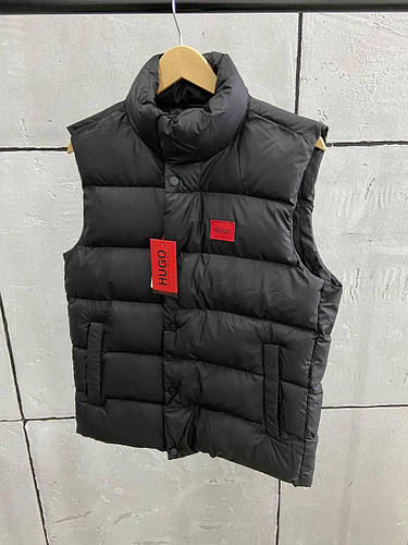 Жилетка Черная Мужская Безрукавка Для Мужчины Boss Черная Shopingo ...