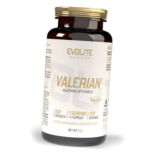 Корень валерианы Evolite Nutrition Valerian 100 капсул (ID#1997253702), цена: 347.76 ₴, купить ...