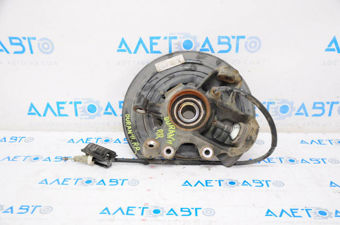 Цапфа со ступицей задняя правая Dodge Durango 11-18 с кожухом и тросом ...