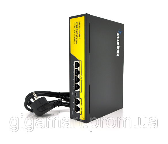 Коммутатор PoE Merlion BT-D6006FE GI, код: 7398070 (ID#2010003976 ...