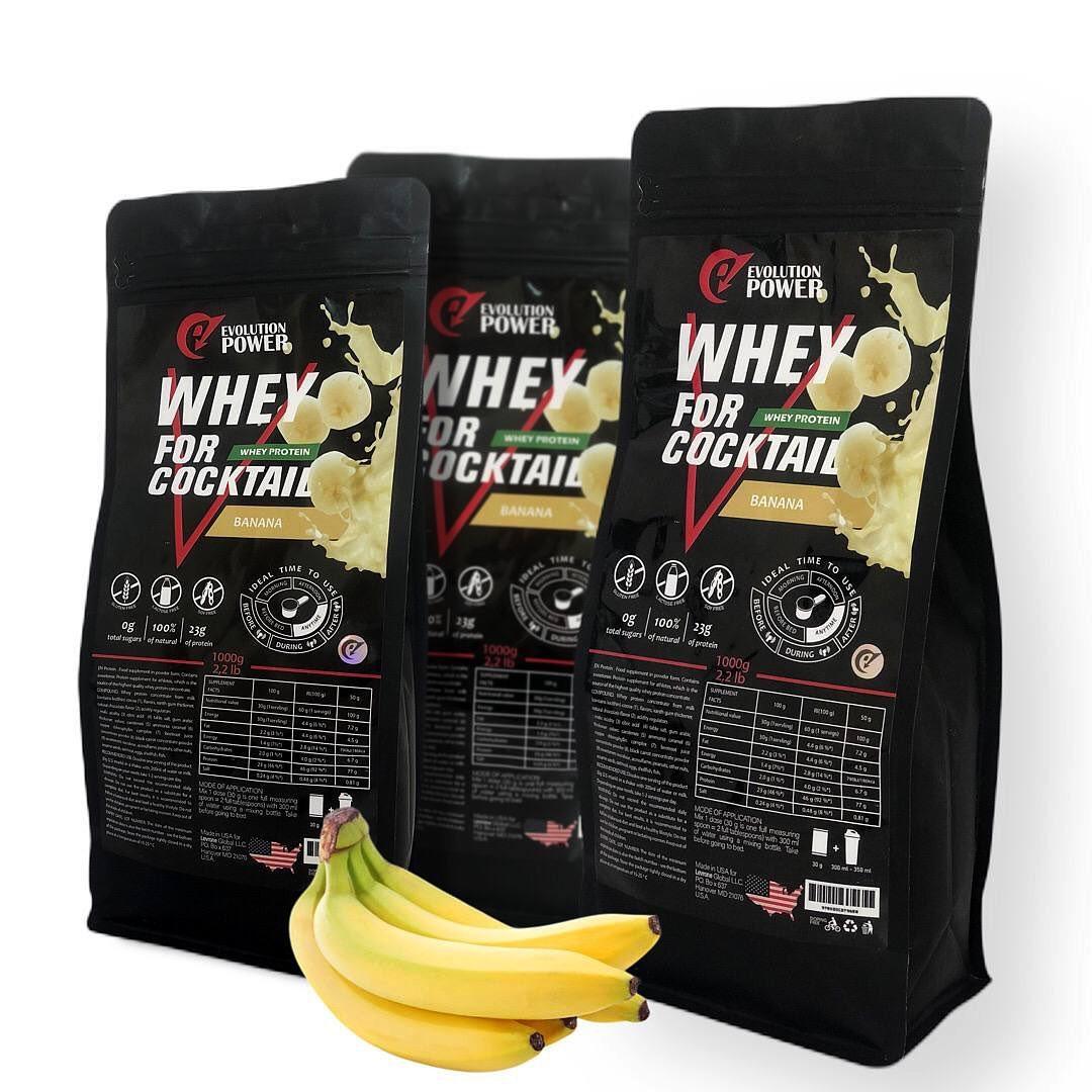 Протеїн сироватковий для набору м'язової маси (білок) Evolution Power ...